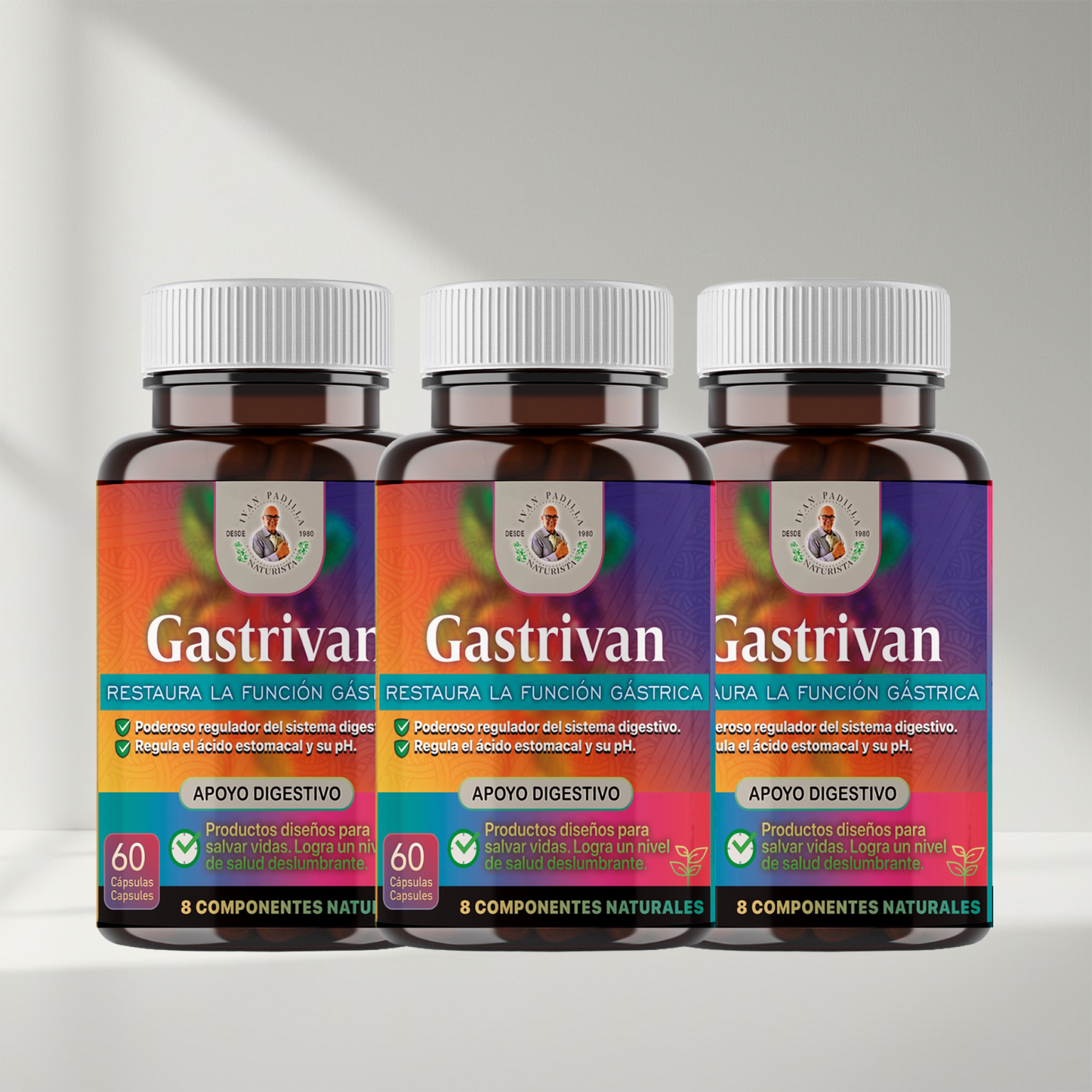 Gastrivan Capsulas Formula para 3 meses – Ivan Padilla Naturista MEXICO